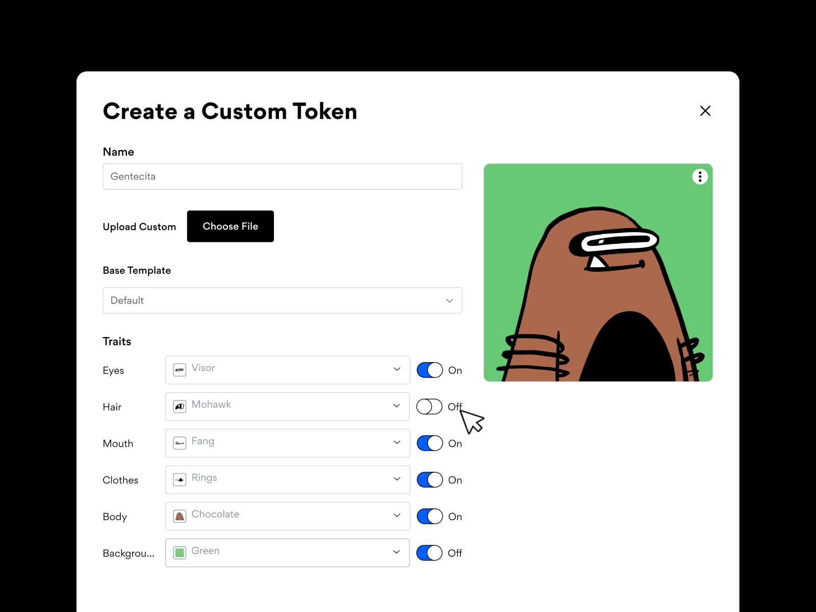 How to Create Custom 1 of 1 Tokens